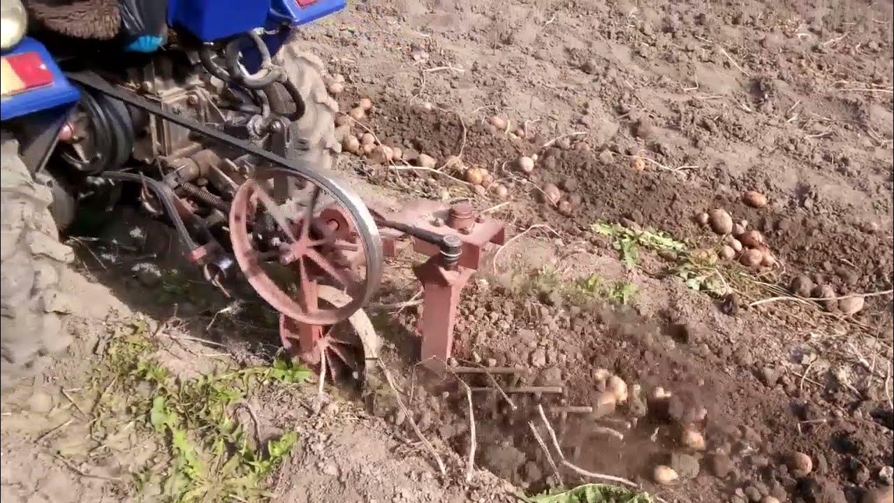 Картофелекопалка самодельная вибролапа ,без токарных работ ,проще ...