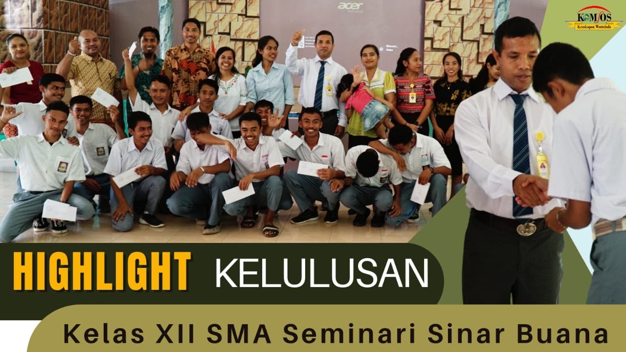 Highlight Kelulusan - Siswa Kelas XII SMA Seminari Sinar Buana - YouTube