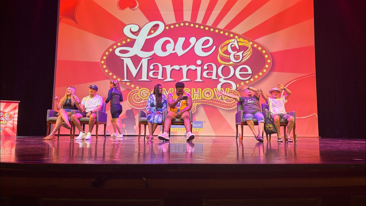 Royal Caribbean Love & Marriage Gameshow ️ - YouTube