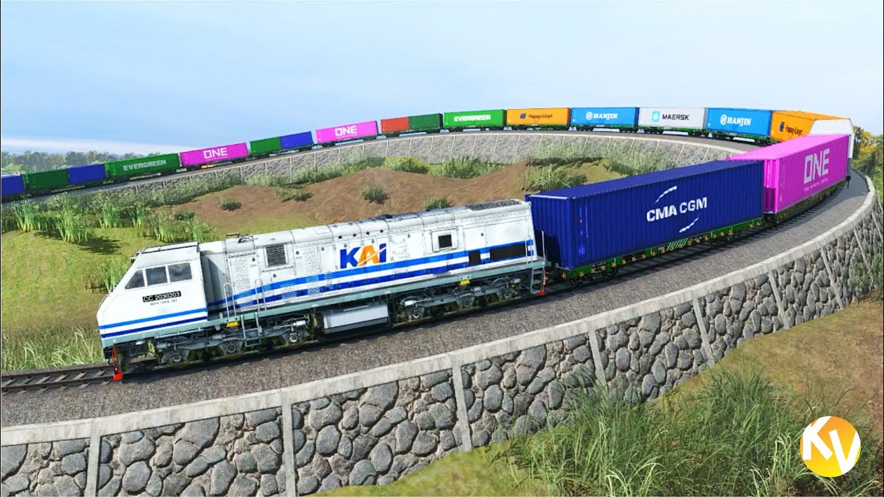 Circle Train Track 🚂😆 - YouTube