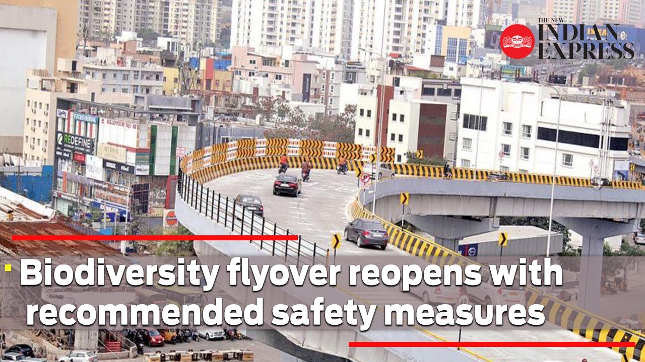 Hyderabad: Biodiversity flyover reopens with recommended safety ...