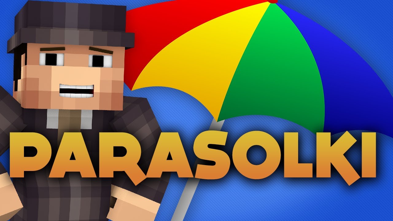 PARASOLKI DLA TWARDZIELI - Minecraft Umbrella mod - YouTube