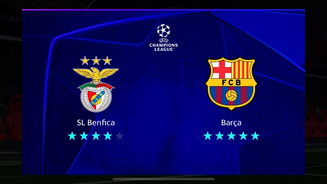 UCL R16 SLB ️🤍vs FCB💙 ️ first league 😍😻 #fcmobile25 #fifa #ucl # ...