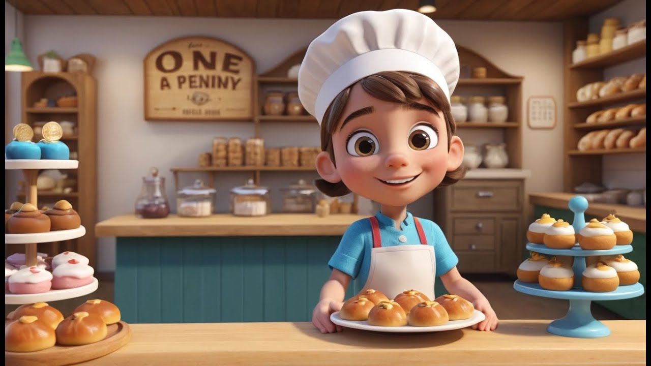 Hot Cross Buns Rhyme Song | Popular Nursery Rhyme & Educational Kids ...