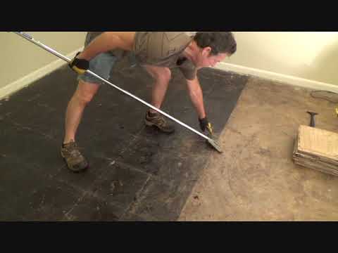 Scraping Concrete Floors Made Easy - YouTube