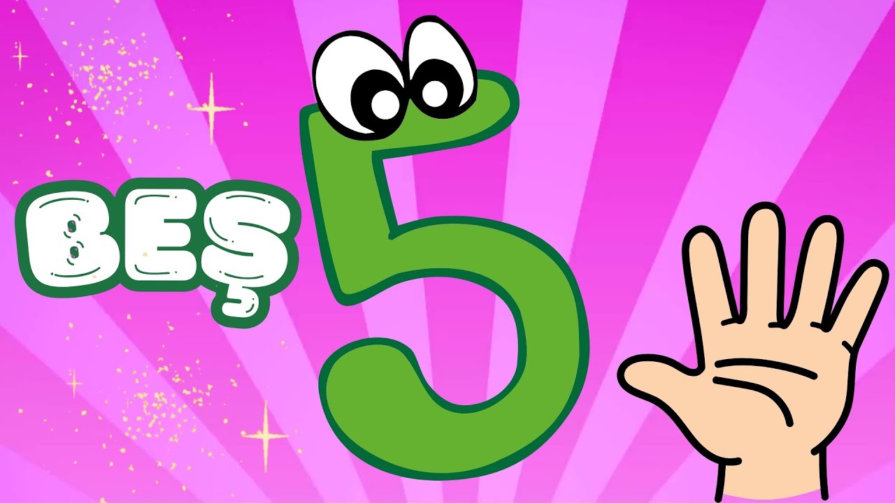 5 Rakamı Şarkısı | 5 Sayısı | Beş Rakamı | Eğlenceli Bebek ve Çocuk ...