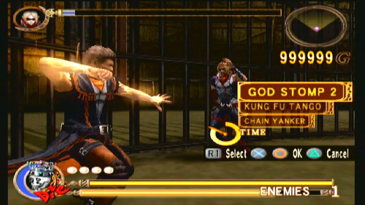 GOD HAND PS2 | GENE (DOUBLE GOD HAND) VS AZEL - YouTube