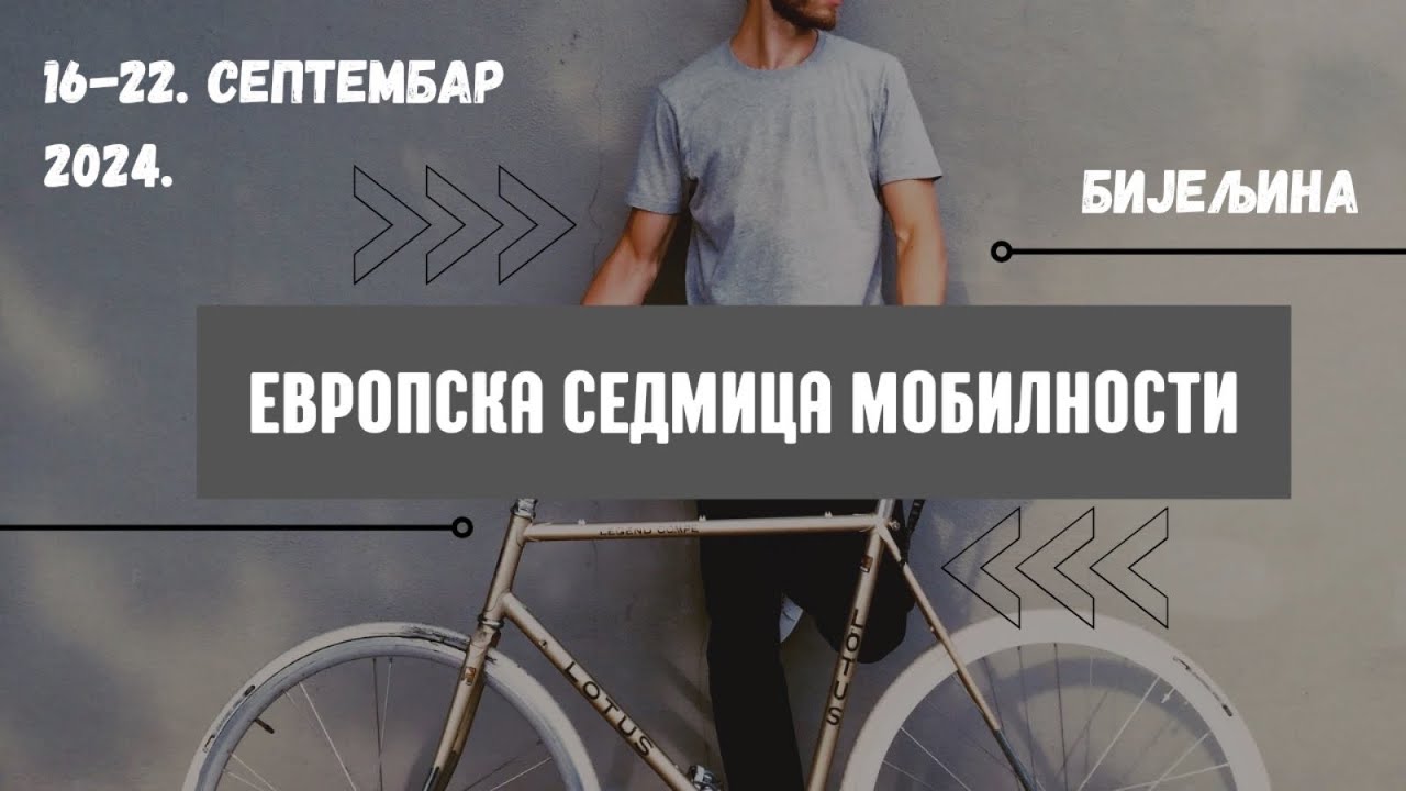 Evropska sedmica mobilnosti/ European mobility week 2024 - YouTube