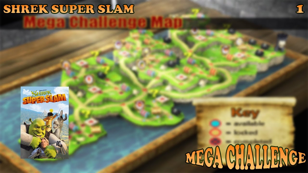 Shrek Super Slam | Mega Challenge | Part 1 | (2005) | (Xbox, PS2 ...