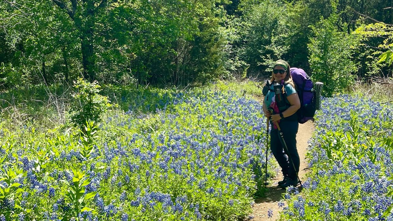 Backpacking training hike at Cedar Hill, TX. State Park - YouTube