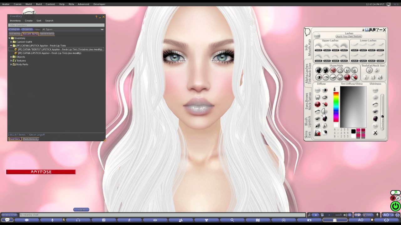 [Pink Fuel] Fresh Lip Tint Tutorial (CATWA) - YouTube