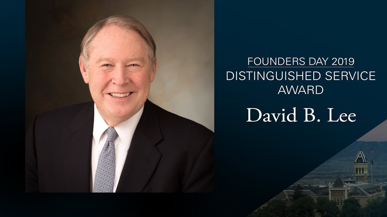 2019 Distinguished Service Award - David B. Lee - YouTube