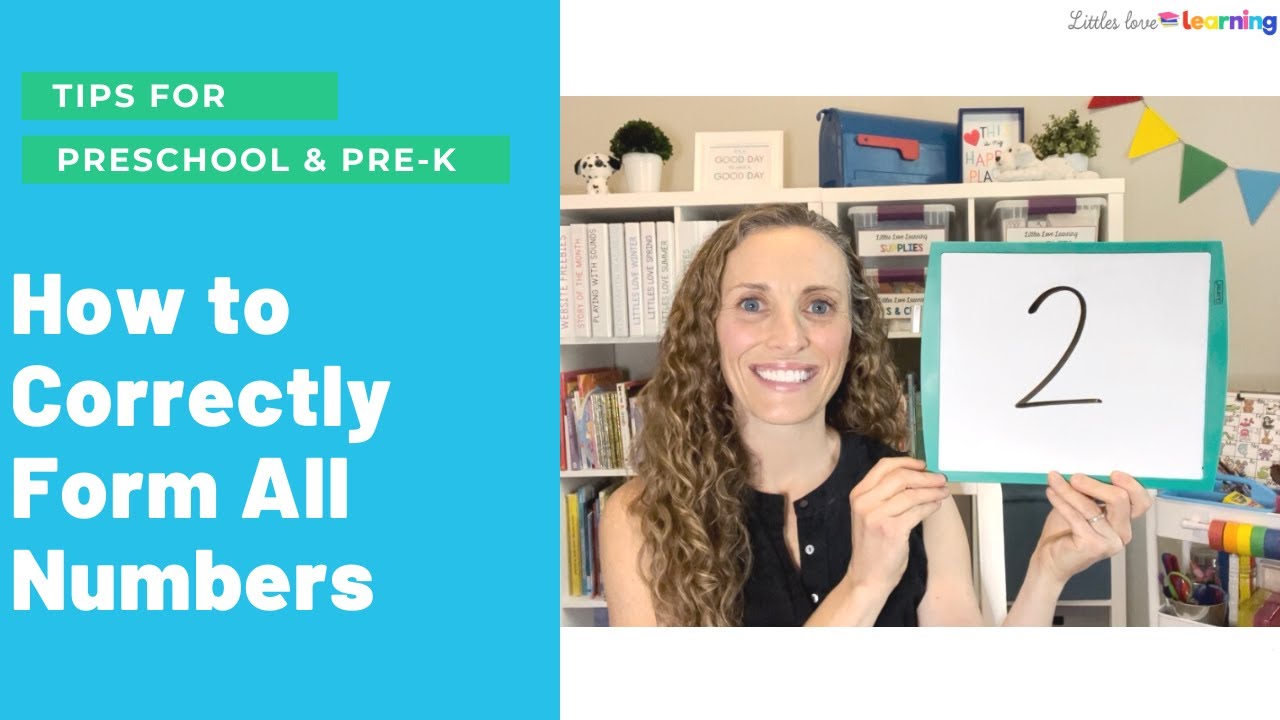 Number Formation | How to Correctly Write Numbers 1-10 | Preschool, Pre ...