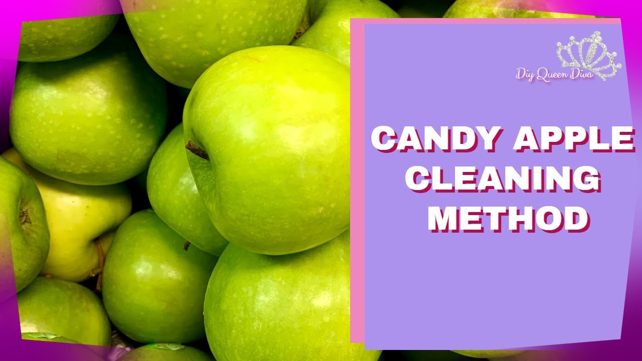 BEST Candy Apple Cleaning Method with: lemon juice, baking soda, salt ...