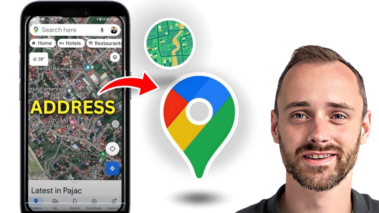How To See Address Of A Place In Google Maps | Easy Guide - YouTube