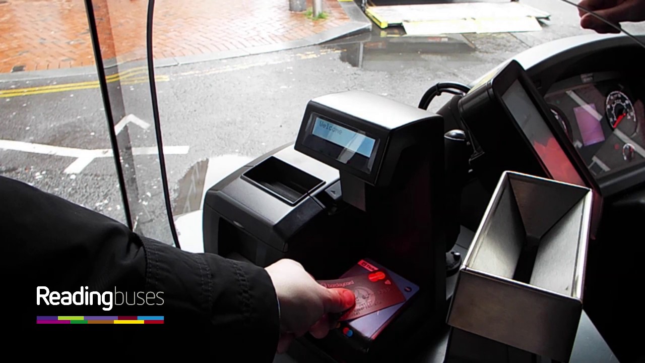 How to pay contactless on bus - YouTube