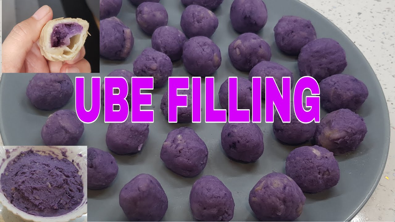 UBE FILLING | using potatoes as substitute - YouTube