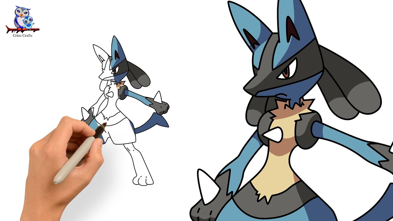 Lucario Drawing Tutorial