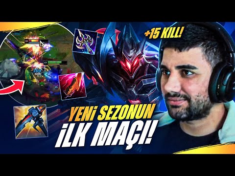 Zed yeni eşyalarla sezon 16'da yok ediyor (yeni sezonun ilk maçı)