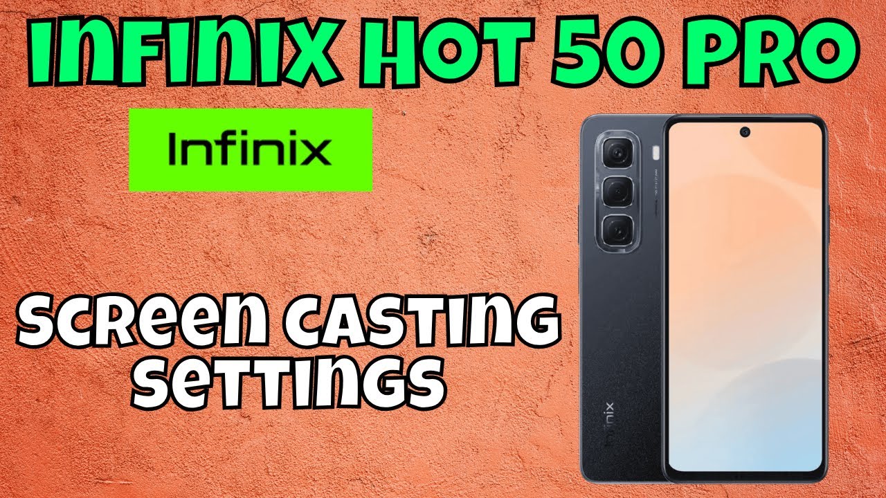 Use screen cast infinix Hot 50 Pro || How to set screen casting ...
