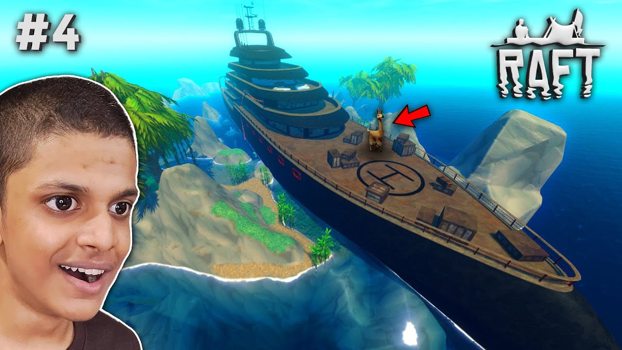 FINDING AN ABANDONED SHIP IN THE BIG OCEAN [Raft The Final Chapter ...