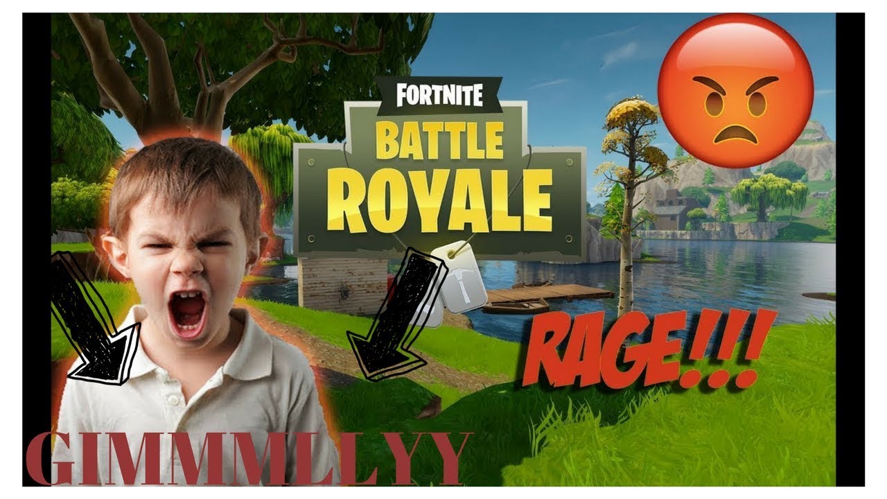 Kid Raging-smashing xbox (Fornite Battle Royal) - YouTube