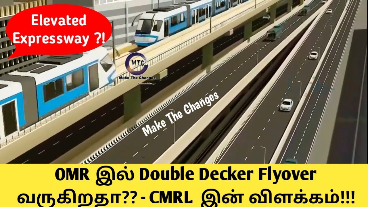 omr double deck metro | chennai omr metro | chennai metro phase 2 ...