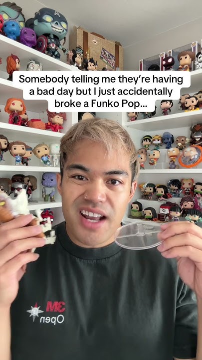 Somebody telling me they having a bad day but I just accidentally broke a Funko Pop… - YouTube