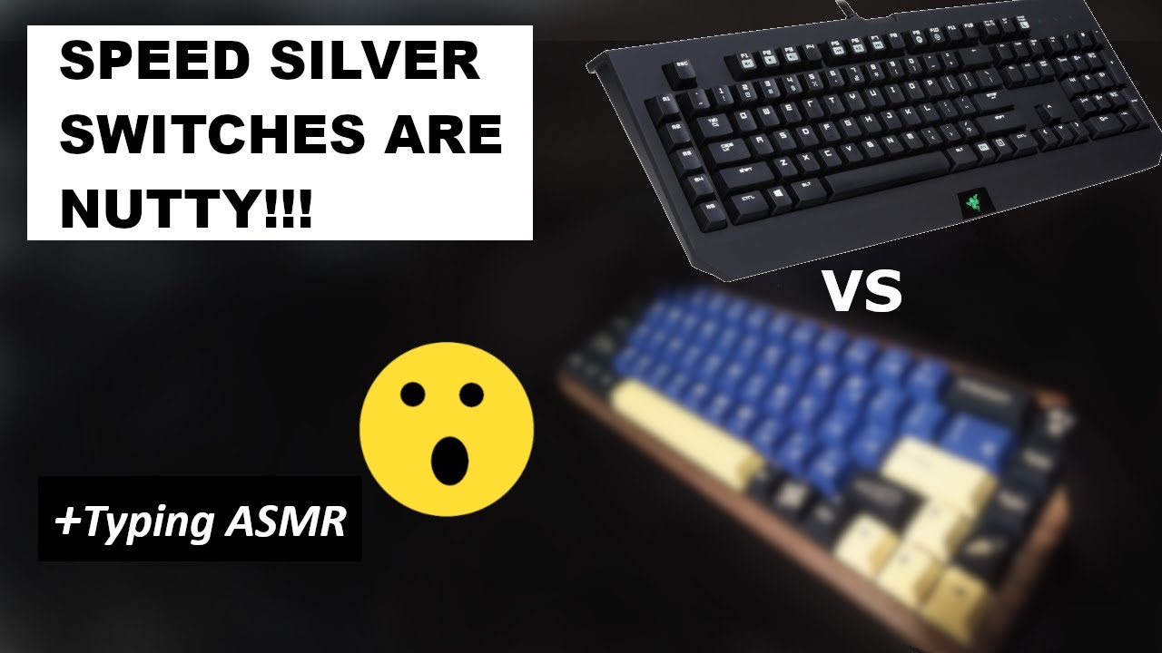 Speed Silver Switches Custom Keyboard - YouTube