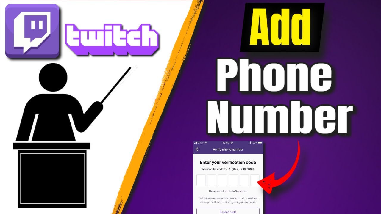 How To Add Your Phone Number On Twitch - YouTube