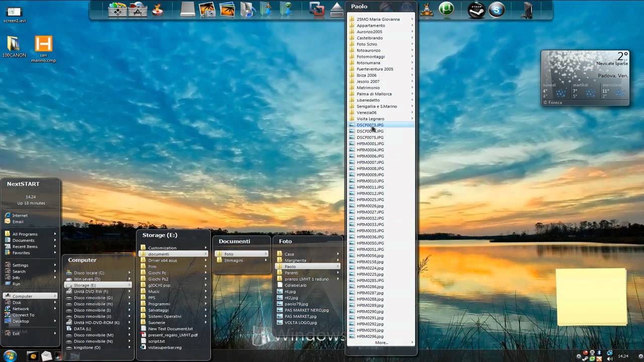 SuperBar on my Windows Vista - YouTube