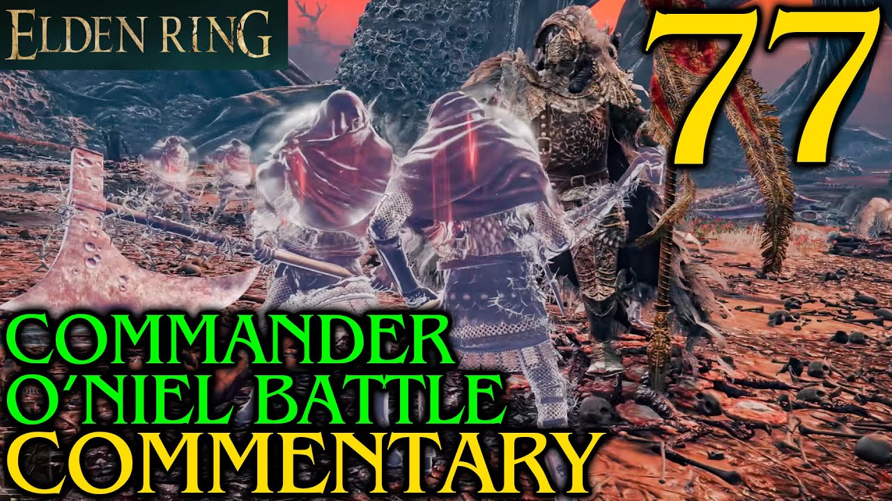 Elden Ring Walkthrough Part 77 - Commander O'Neil Battle In Caelid ...