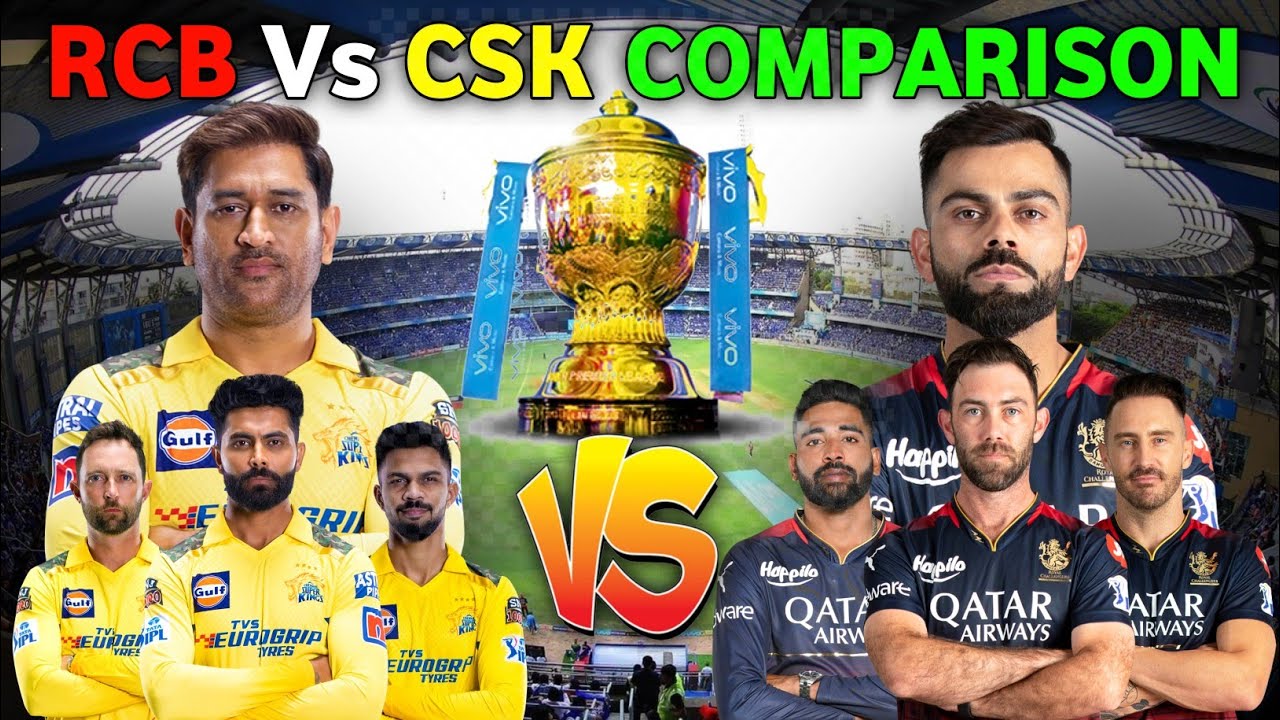IPL 2024 - RCB vs CSK Squad Comparison | CSK vs RCB 1st Match | Cricket ...