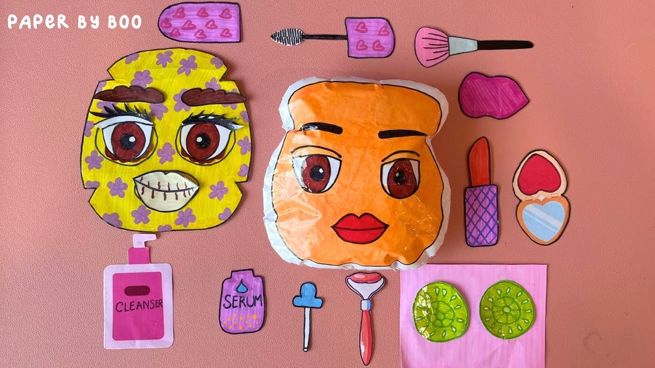 ️Tutorial ️ How to make ROBLOX Skincare&Makeup💄| ASMR Satisfying, Paper ...