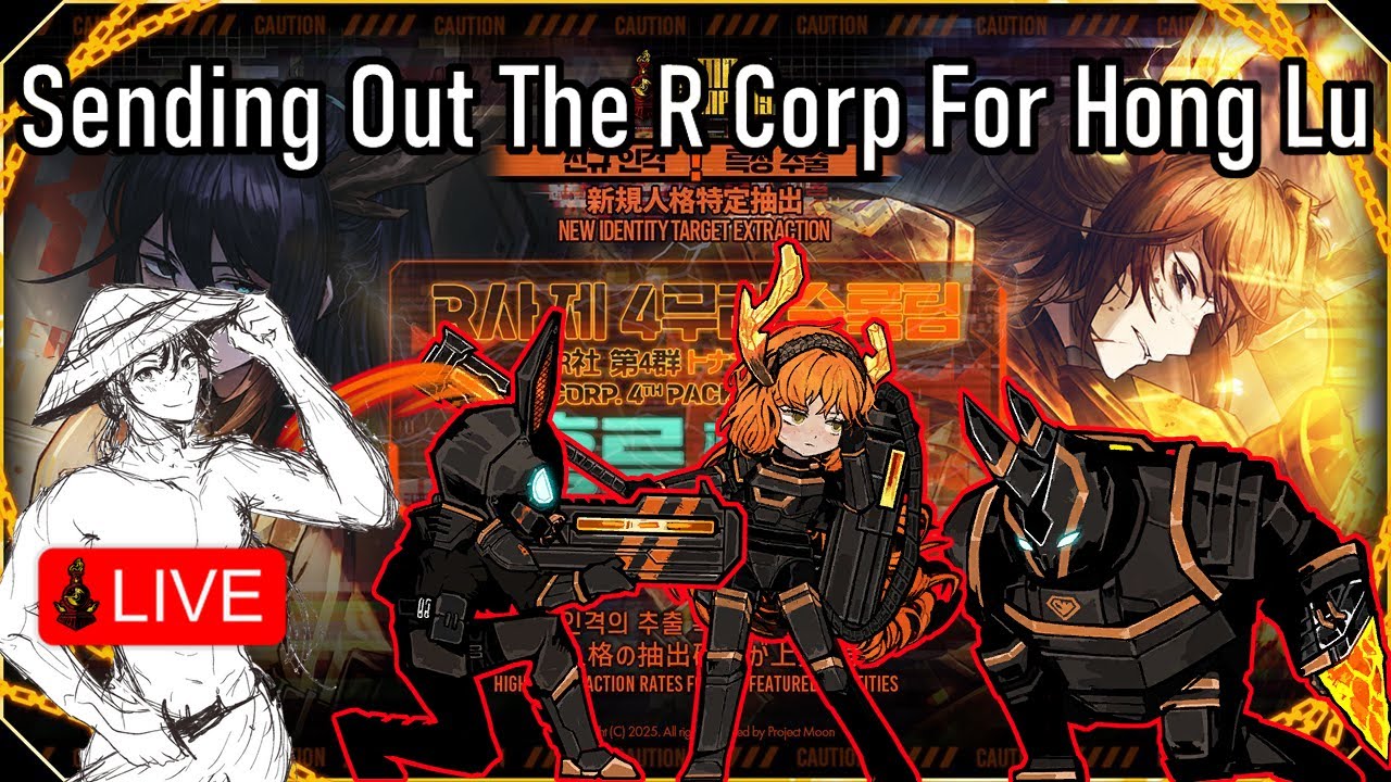 Practising My R-Corp Team For Reindeer Hong Lu | Limbus Company - YouTube