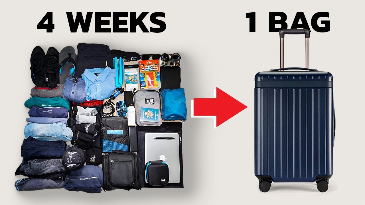 15 GENIUS Travel Hacks for Packing Light - YouTube