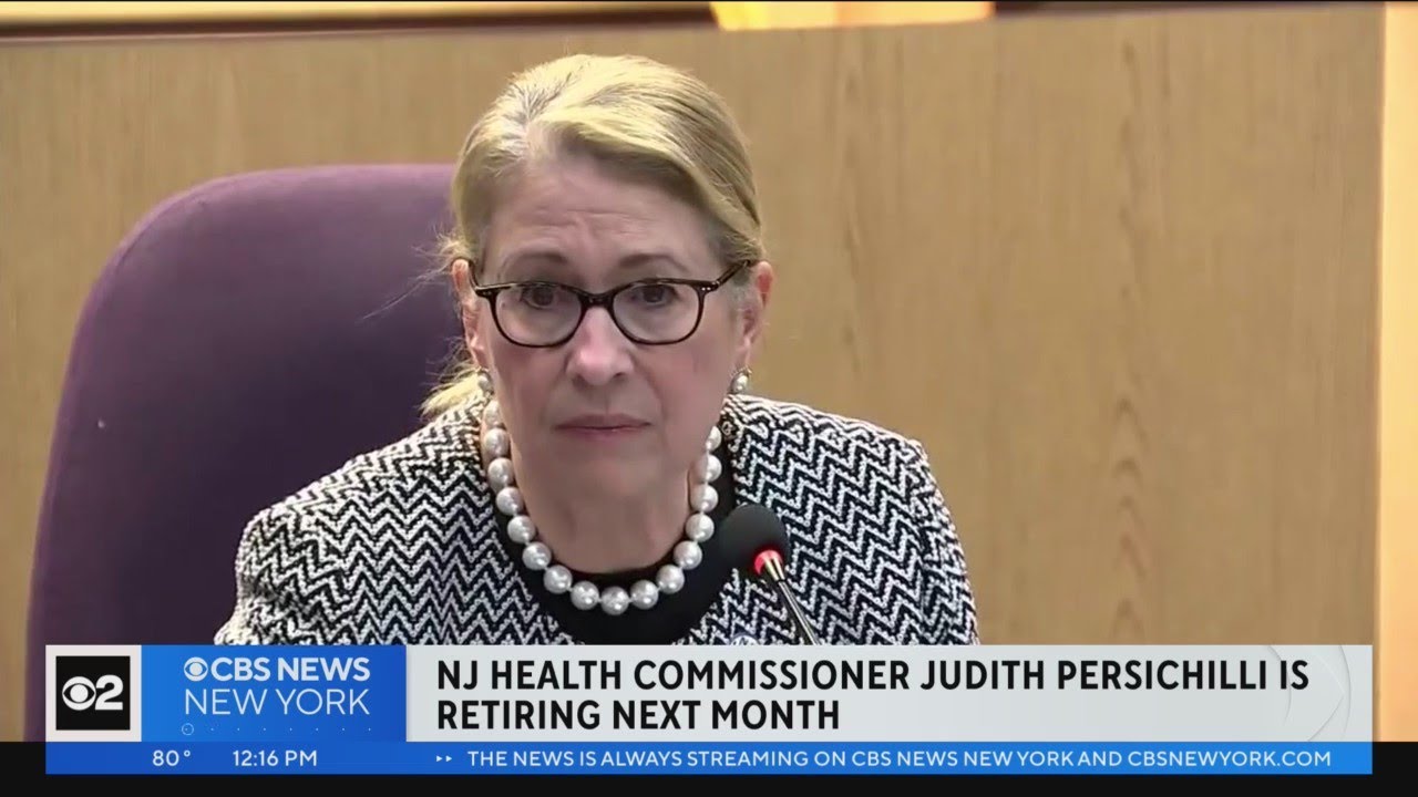NJ Health Commissioner Judith Persichilli retiring next month - YouTube