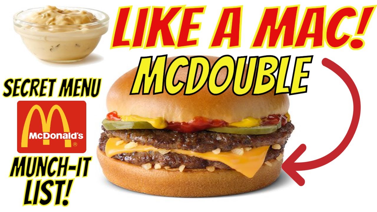 Trying the McDonalds McDouble "Like a MAC"! #munchitlist #secretmenu ...