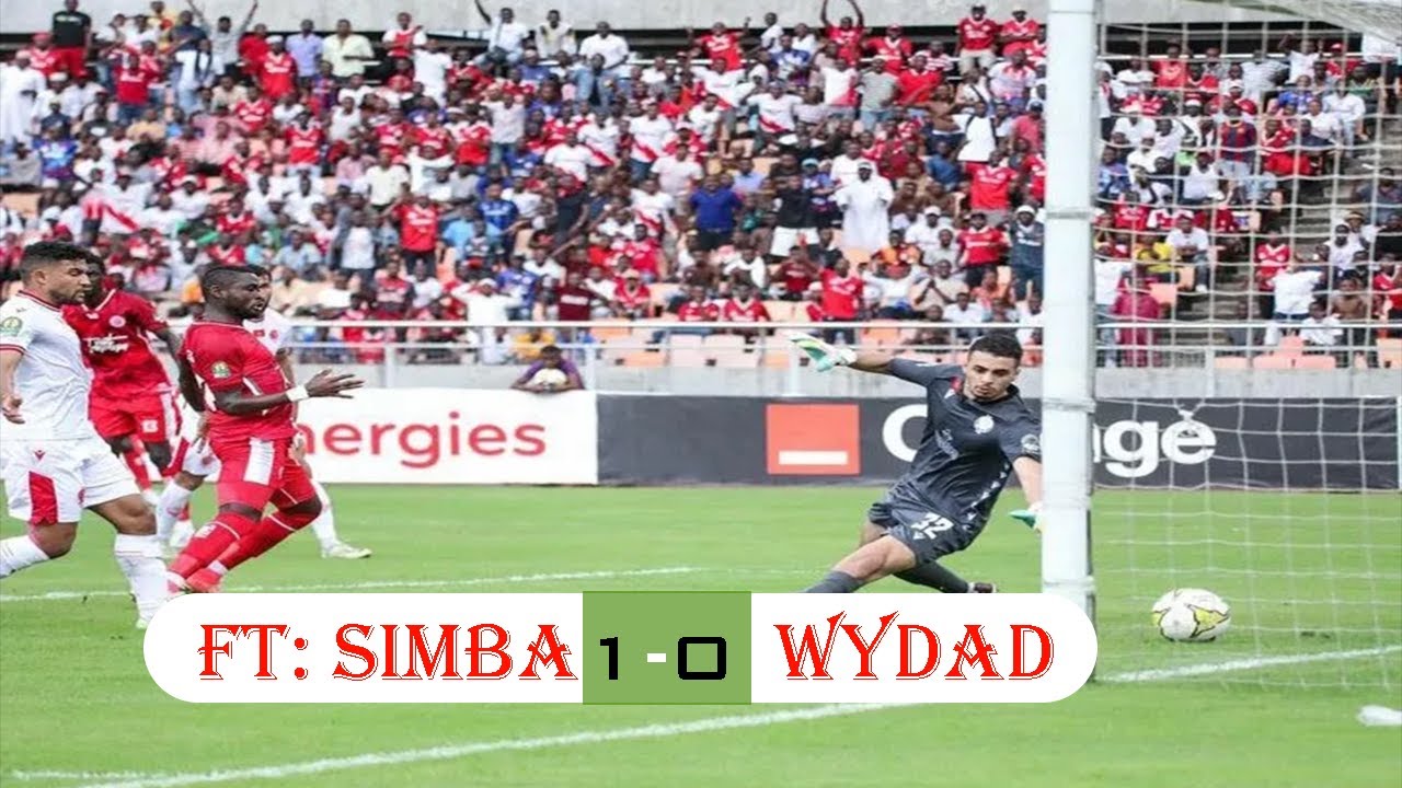 Simba Vs Wydad (1-0) Goli La Baleke Ligi Ya Mabingwa Afrika (CAF) 2022/ ...
