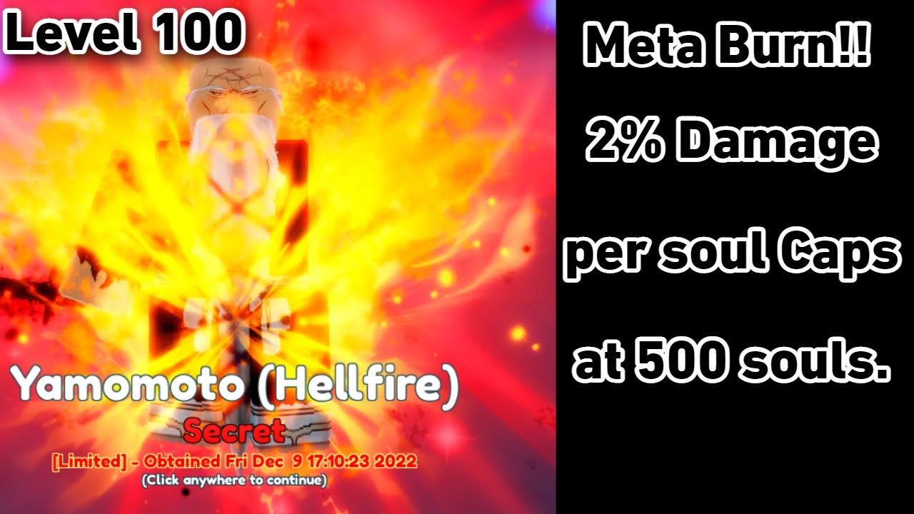 New Level 100 Evolved Secret Yamomoto Showcase - YouTube