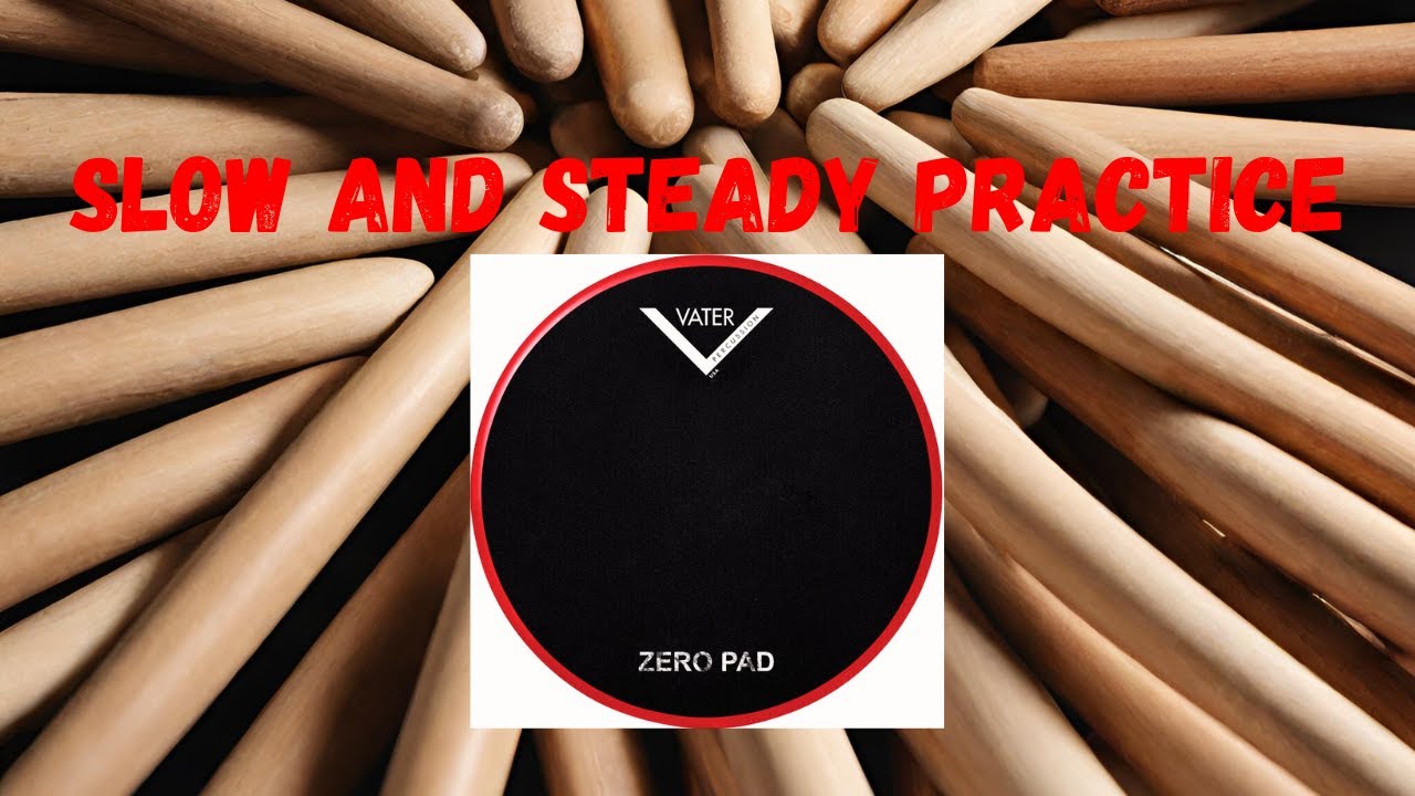 Slow and steady drumming practice - YouTube