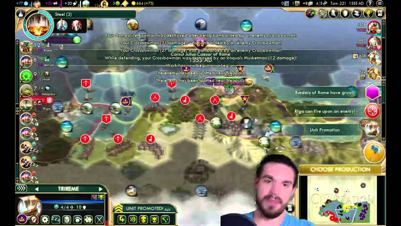 Civilization 5 Rome (Part 13) Finale - The Fall of Rome - YouTube
