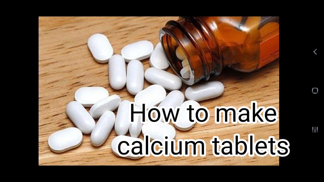 How to make supplements #supplements #calcium #tablets - YouTube