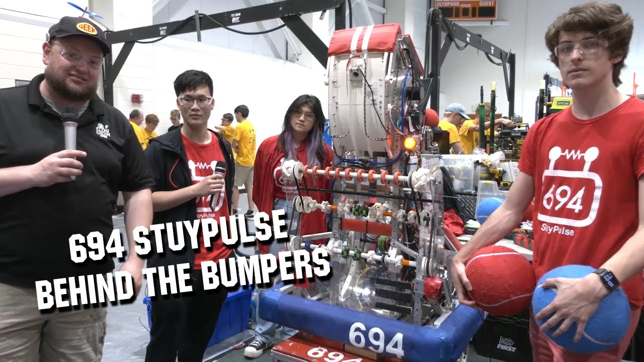 Behind the Bumpers 694 StuyPulse Robot Rapid React - YouTube
