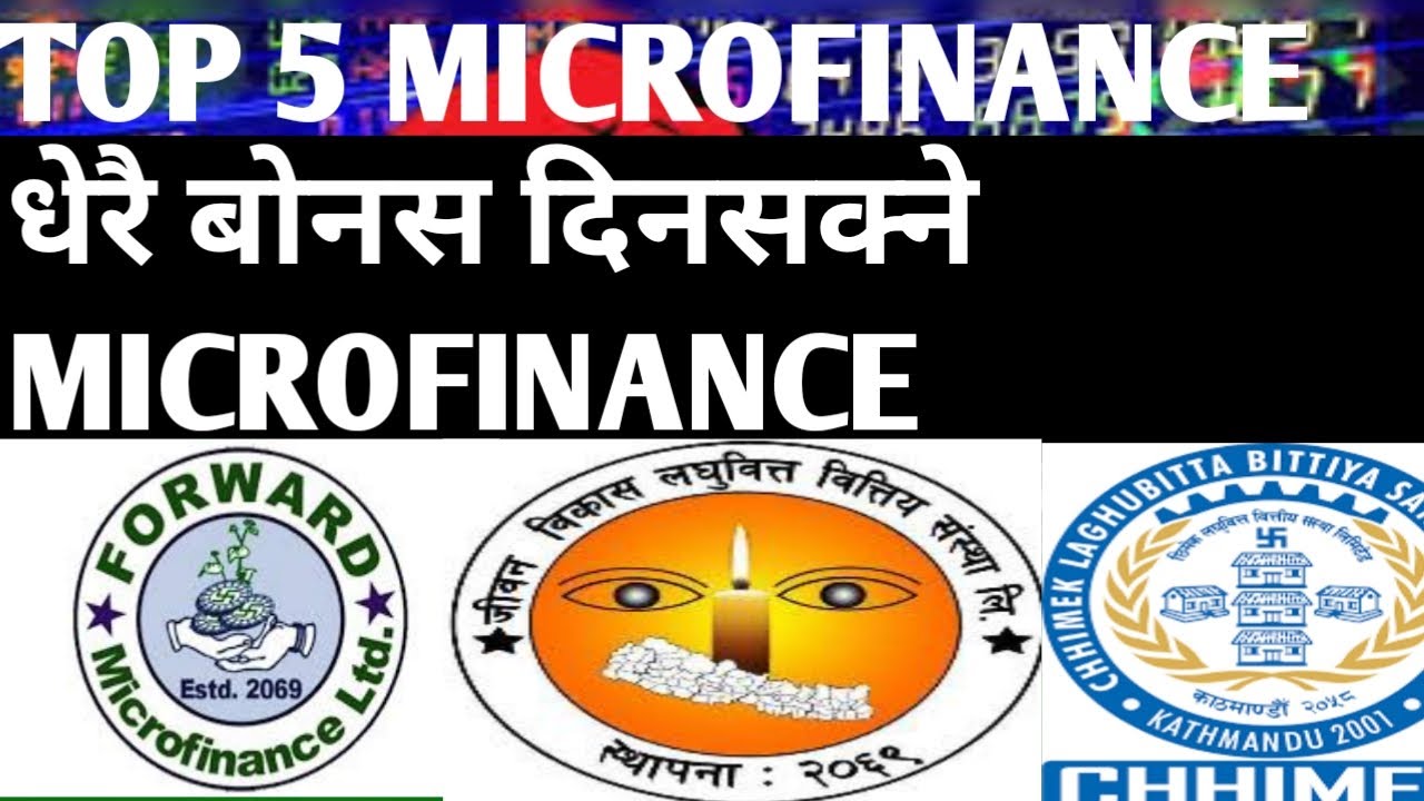 TOP 5 MICRO FINANCE IN NEPAL #nepse #technical_analysis # ...