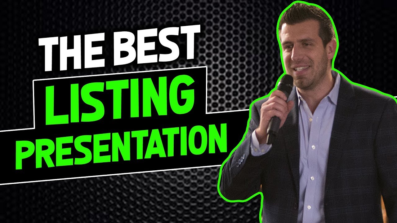 Listing Presentation (6 Steps To Get Your Next Listing) - YouTube