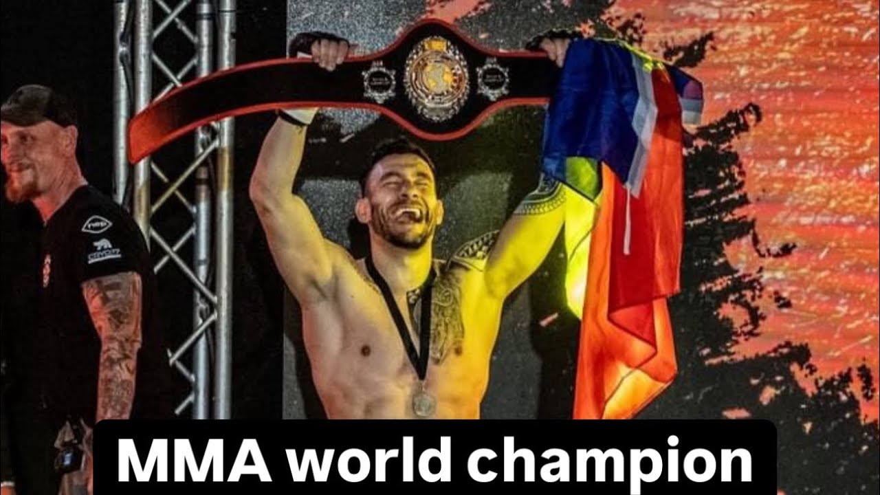 MMA : The golden boy world mma champion victory - YouTube