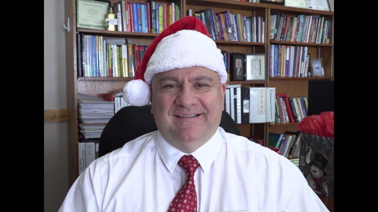Superintendent's Holiday Message -2021 - Dr. Sal DeAngelo, Chatham ...