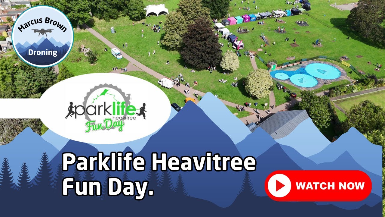 Drone Flyover of Parklife Heavitree | Exeter Festival Vibes 2025 - YouTube