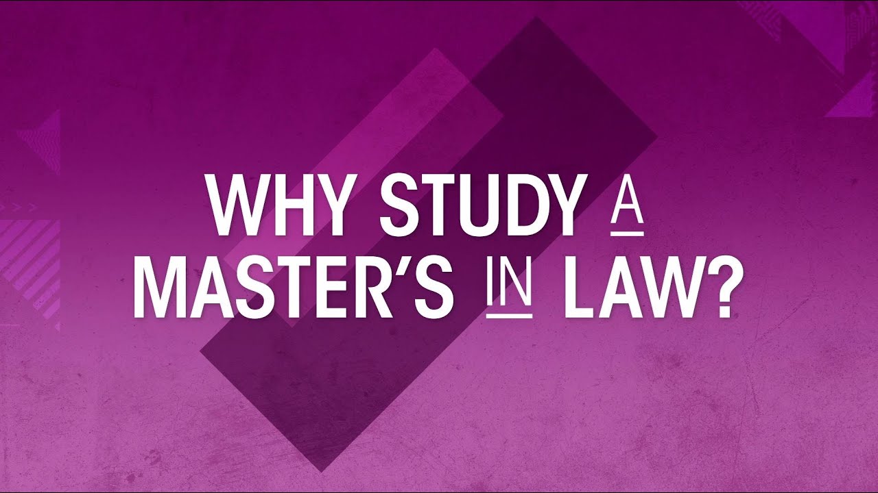 Why study a Master’s in Law? | The University of Law - YouTube